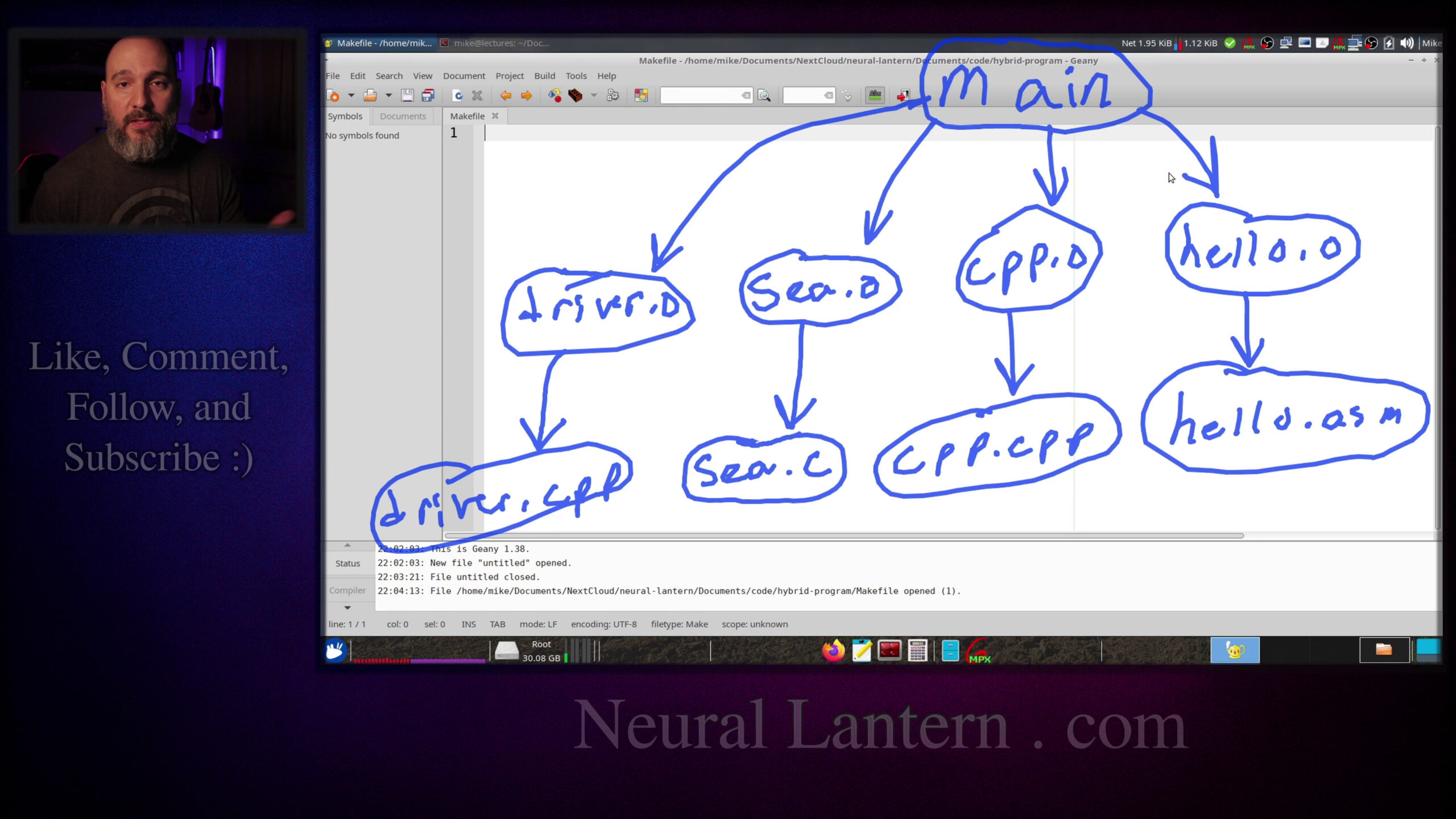 Mix C++, C, and Assembly into One Program - Hybrid Program Full Build Tutorial - NeuralLantern.com