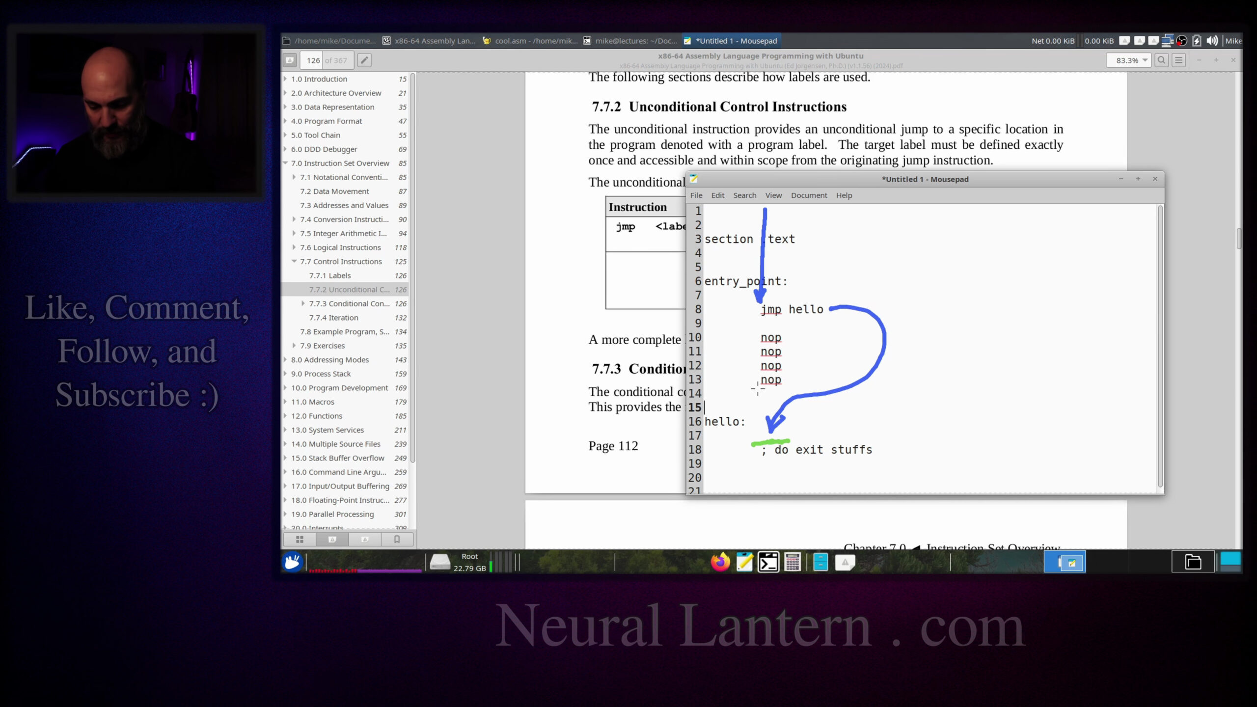 x86-64 Assembly Jump Instructions Explained: Unconditional JMP with ...